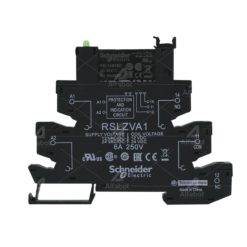 Relé de Interface RSL1PVBU 6A 1NAF 24VCA/CC