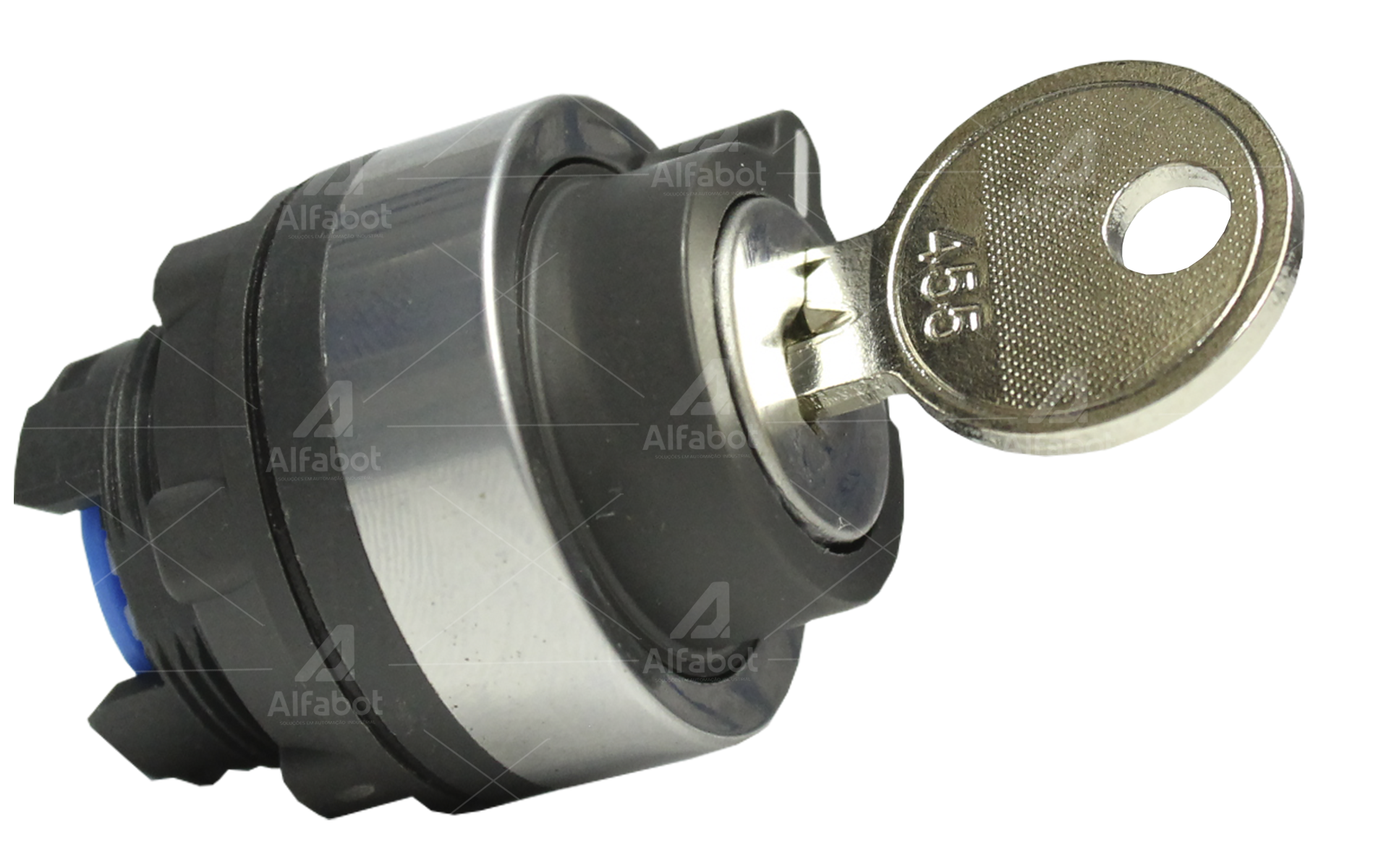 Chave Seletora 22mm 3 Posições Fixas com chave 2NA (Retirada Centro ...