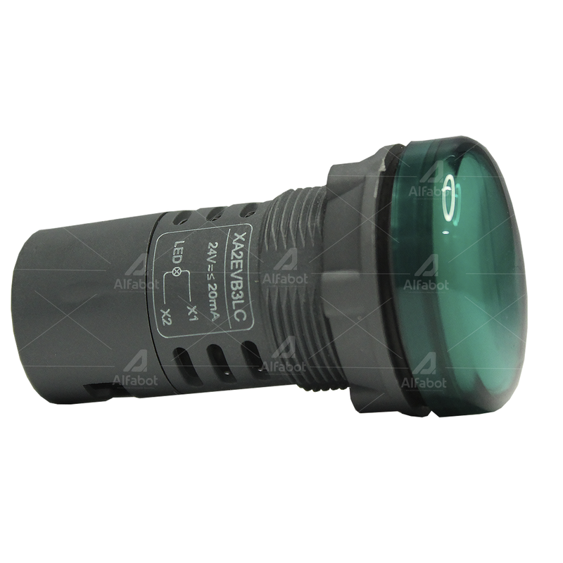 Sinaleiro Led Verde 22mm 24VCA/CC - XA2EVB3LC