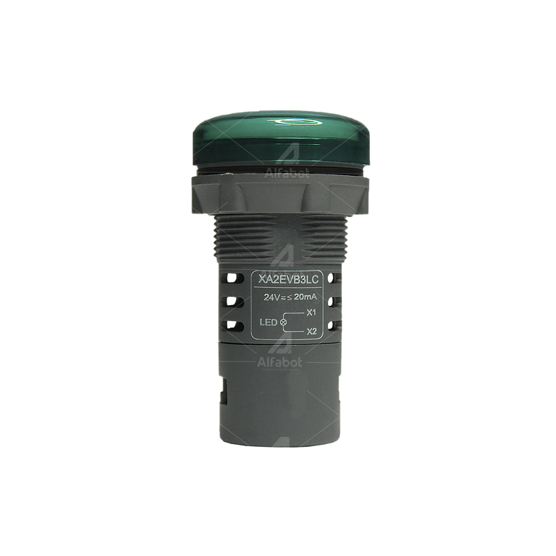 Sinaleiro Led Verde 22mm 24VCA/CC - XA2EVB3LC