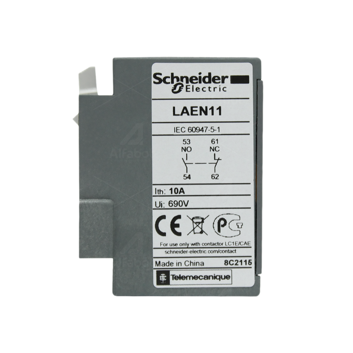 Bloco de Contato Auxiliar LAEN11 1NA+1NF